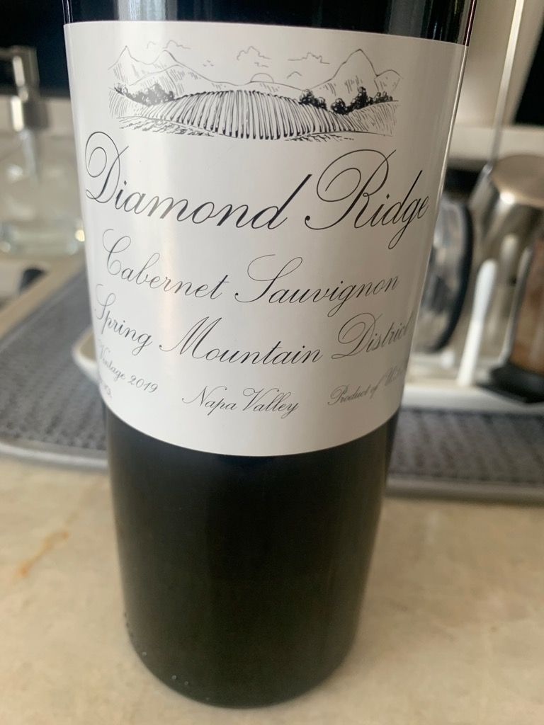 2019 Diamond Ridge Cabernet Sauvignon, USA, California, Napa Valley ...