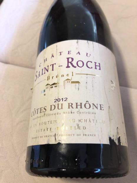 2012 Château Saint-Roch (Rhone) Côtes du Rhône, France, Rhône, Southern ...