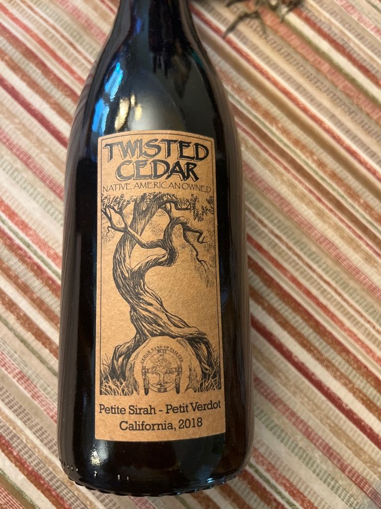 2019 Cedar Band of Paiutes Twisted Cedar Petite Sirah - Petite Verdot ...