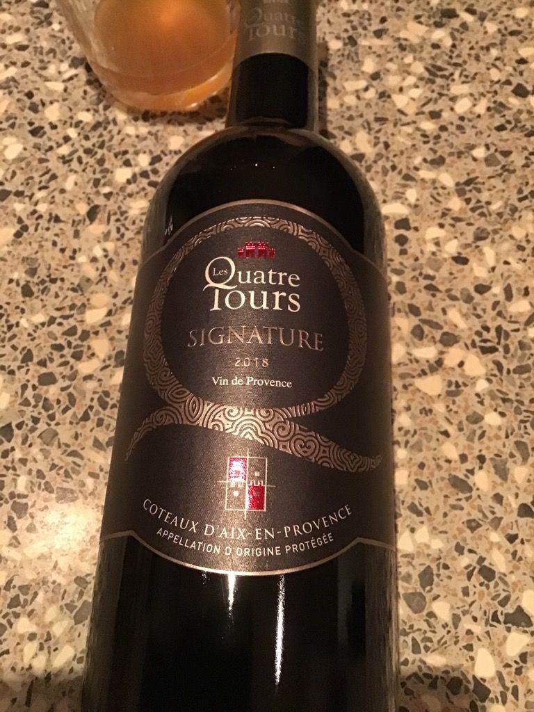 2018 Les Quatre Tours Coteaux d'Aix-en-Provence Signature, France ...