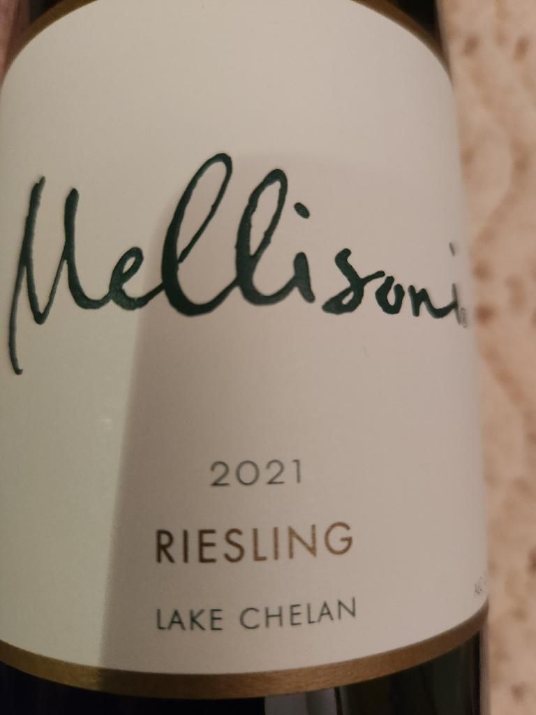 2023 Mellisoni Vineyards Riesling, USA, Washington, Columbia Valley ...