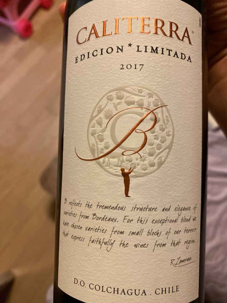 2017 Viña Caliterra Edición Limitada A Caliterra Vineyard, Chile, Rapel ...