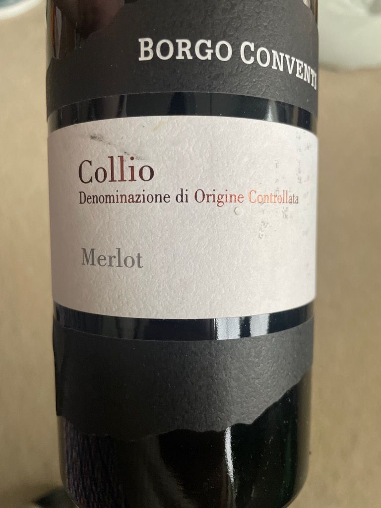 2021 Azienda Agricola Borgo Conventi Collio Merlot, Italy, Friuli ...