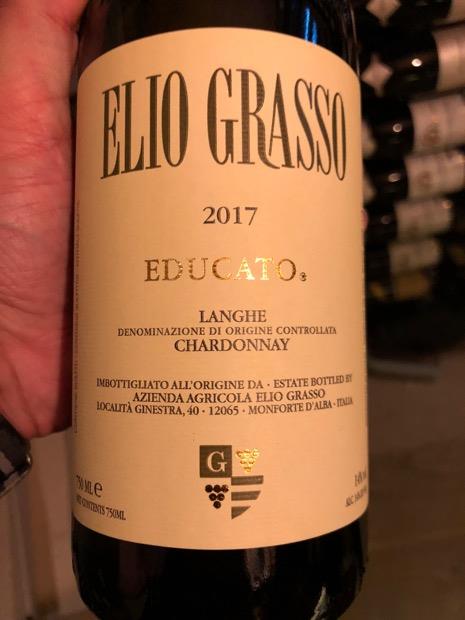 2017 Elio Grasso Langhe Chardonnay Educato, Italy, Piedmont, Langhe ...