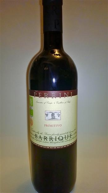 2022 Perrini Primitivo Barrique Salento IGT, Italy, Puglia, Salento IGT ...