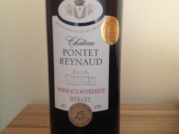 2009 Château Pontet Reynaud, France, Bordeaux, Bordeaux Supérieur ...