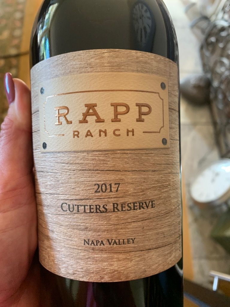 2017 Rapp Ranch Cutters Reserve, USA, California, Napa Valley ...