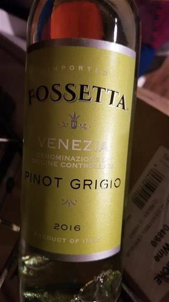 2018 Fossetta Venezia, Italy, Veneto, Venezia - CellarTracker