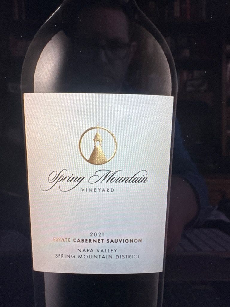 2021 Spring Mountain Vineyard Cabernet Sauvignon, USA, California, Napa ...
