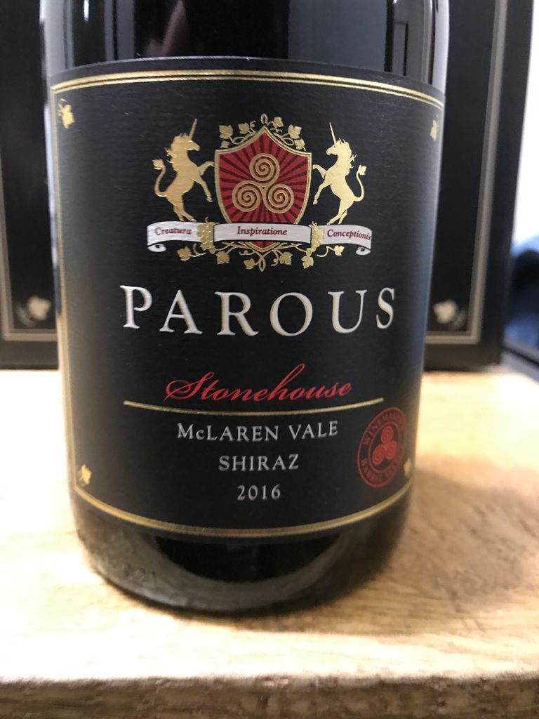 2019 Parous Shiraz Stonehouse, Australia, South Australia, Fleurieu ...