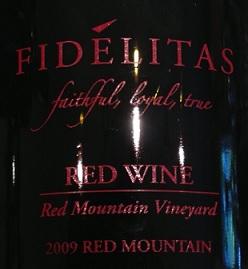 2020 Fidelitas Red Wine Red Mountain Vineyard, USA, Washington ...
