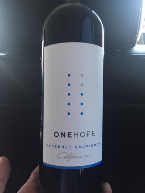 2013 One Hope Cabernet Sauvignon California, USA, California ...