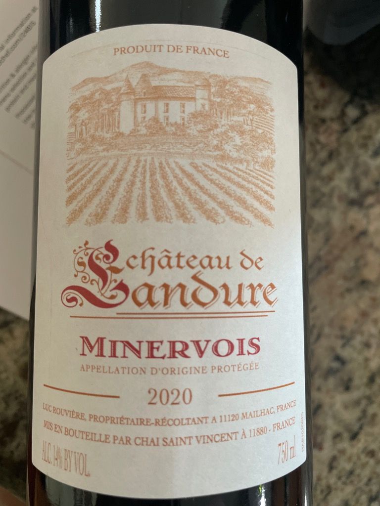 2020 Château de Landure Minervois, France, Languedoc Roussillon ...