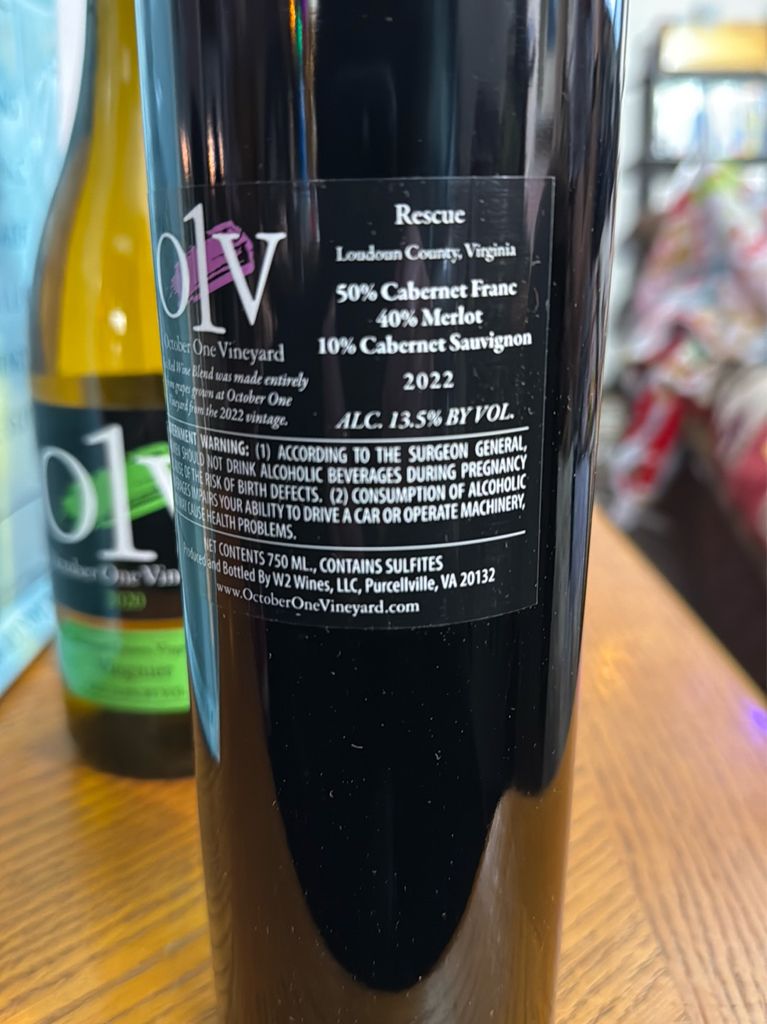 2022 October One Vineyard Rescue, USA, Virginia, Northern Virginia ...