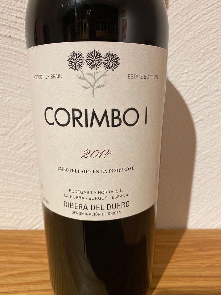 2014 Bodegas La Horra Ribera del Duero Corimbo I, Spain, Castilla y ...