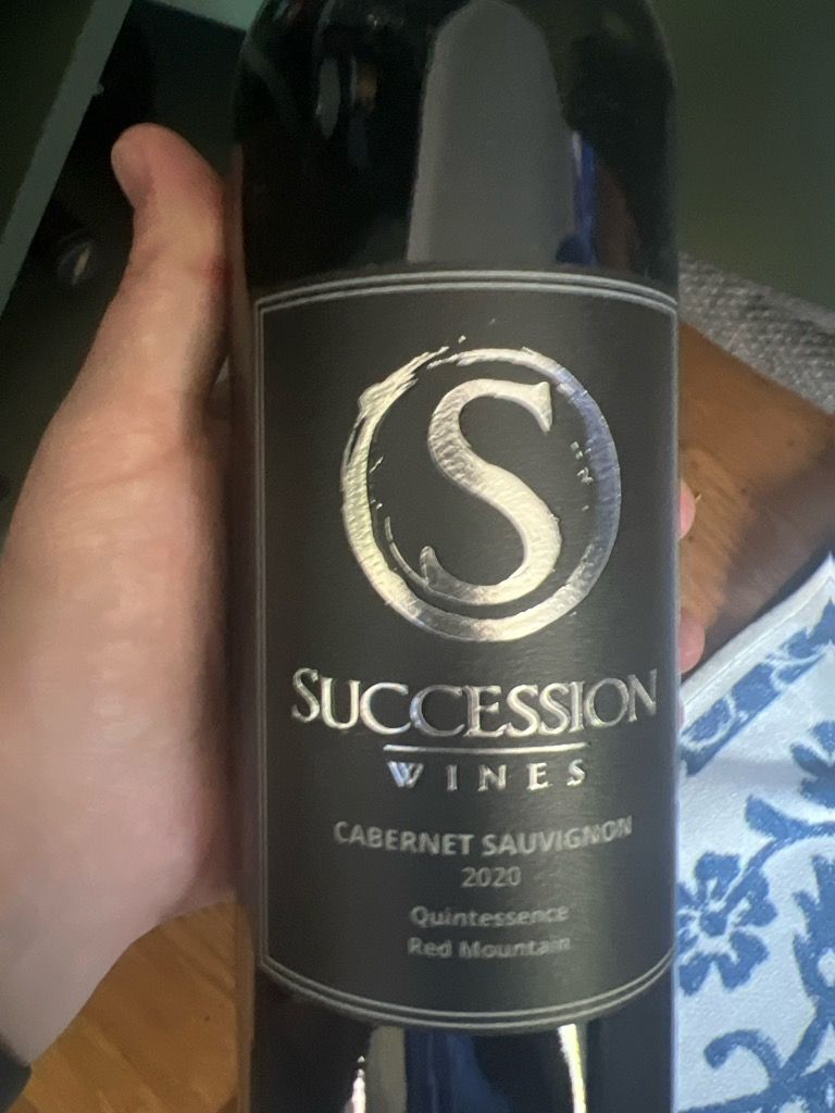 2020 Succession Wines Cabernet Sauvignon Black Label Reserve, USA ...
