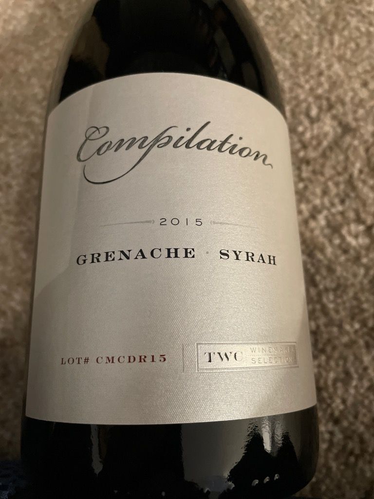 2015 Compilation Grenache Syrah, USA, California, Central Coast, Paso ...