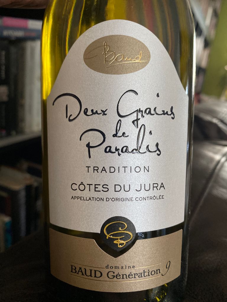 2019 Domaine Baud Père & Fils Côtes du Jura Deux Grains de Paradis ...