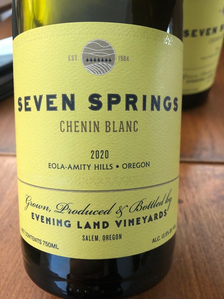 2020 Evening Land Vineyards Chenin Blanc Seven Springs Vineyard, USA ...