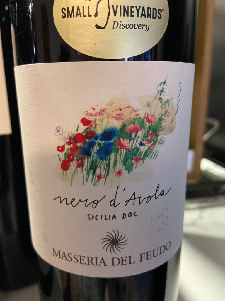 2022 Masseria del Feudo Nero d'Avola, Italy, Sicily, Sicilia ...