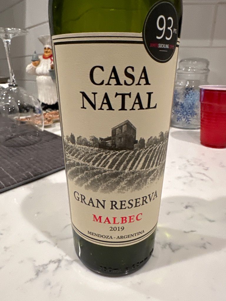 2019 Casa Natal Malbec Gran Reserva, Argentina, Mendoza - CellarTracker