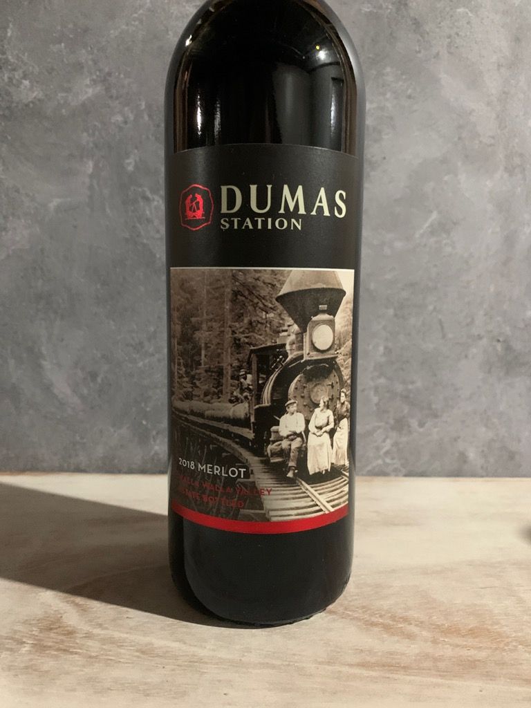 2018 Dumas Station Merlot Estate, USA, Washington, Columbia Valley ...