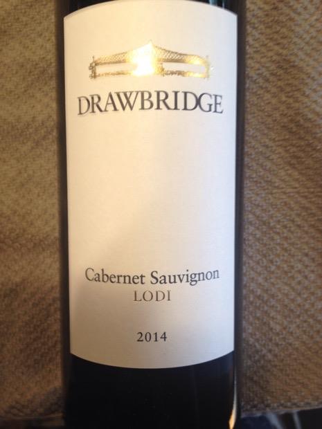 2014 Drawbridge Cabernet Sauvignon, USA, California, Central Valley ...