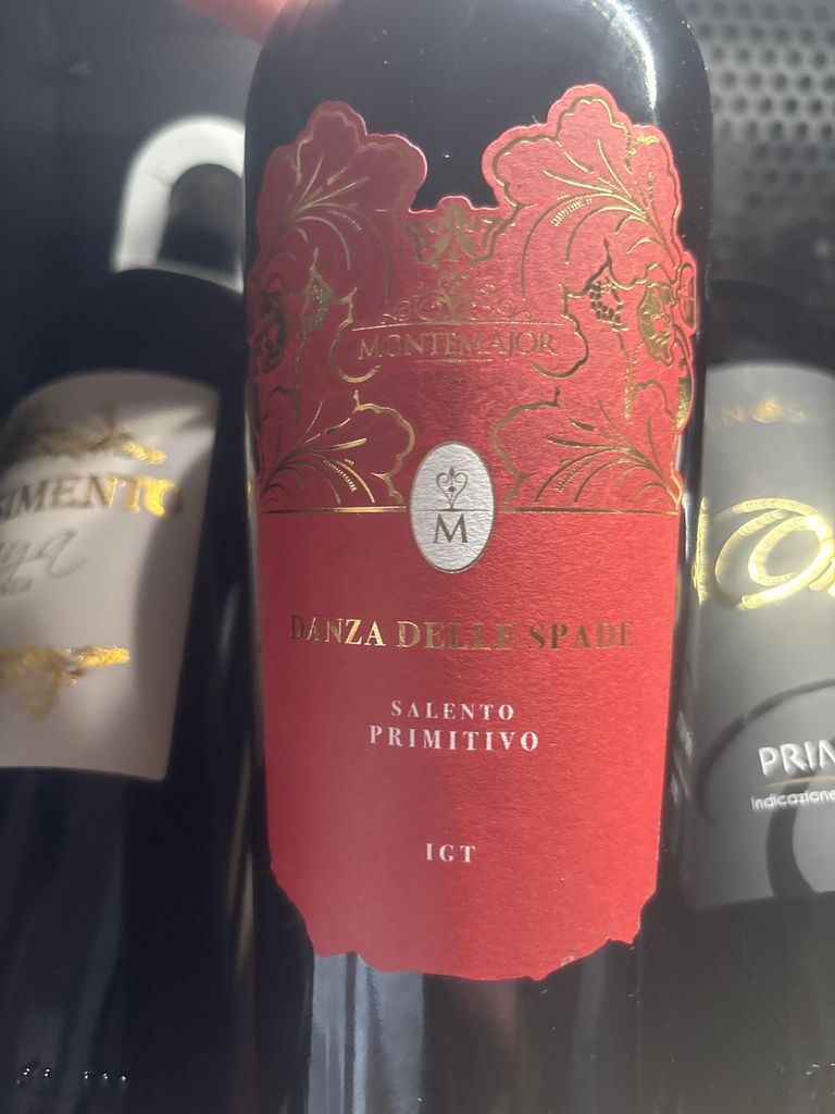 2023 Montemajor Danza delle Spade Primitivo Salento Puglia IGT, Italy ...