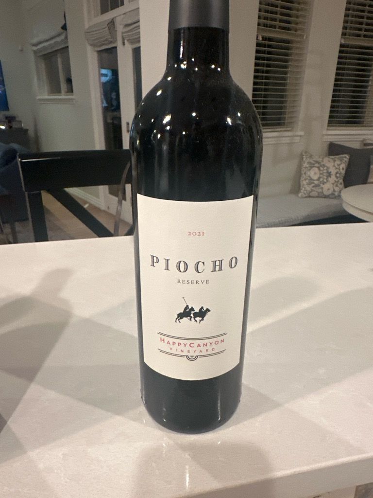 2021 Happy Canyon Vineyard Piocho Reserve, USA, California, Central ...