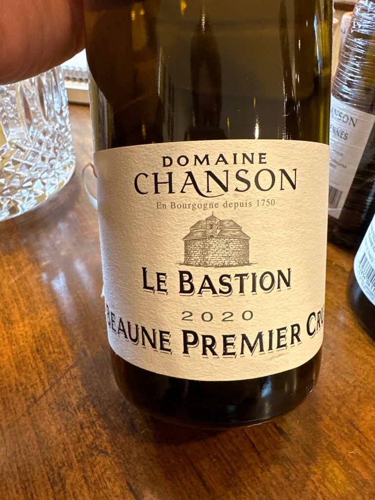 2020 Domaine Chanson Beaune 1er Cru Le Bastion Blanc, France, Burgundy ...