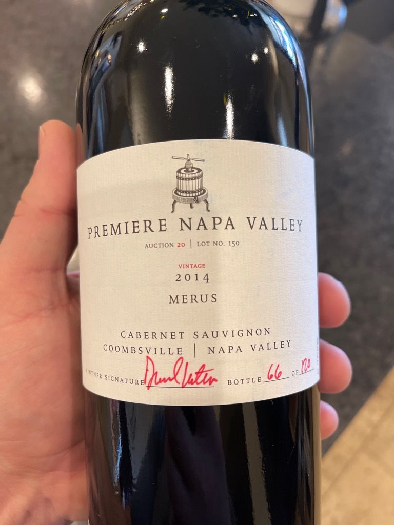 2015 Merus Cabernet Sauvignon Premiere Napa Valley Coombsville, USA ...