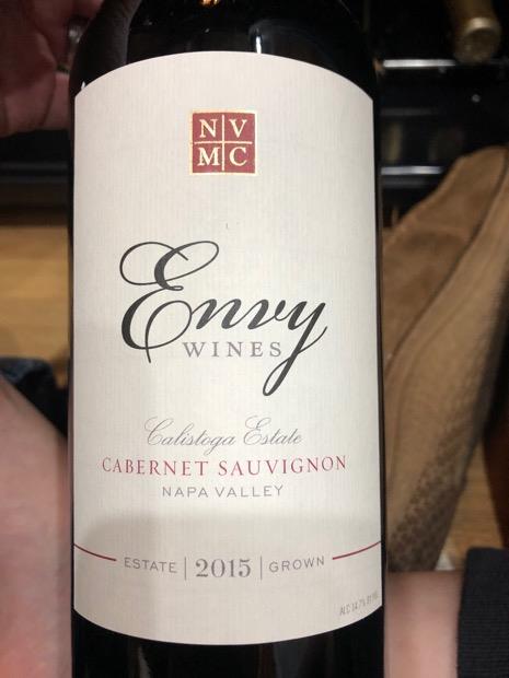 2015 Envy Wines Cabernet Sauvignon Calistoga Estate, USA, California ...