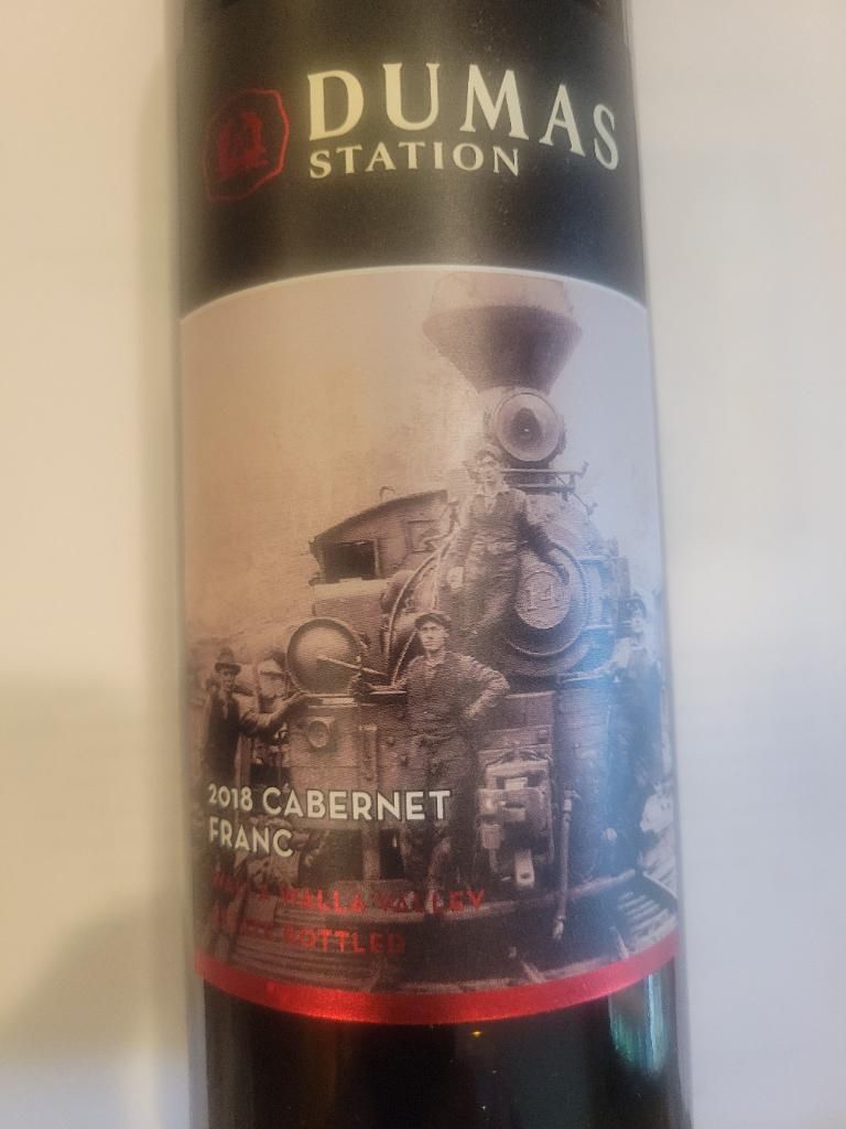 2018 Dumas Station Cabernet Franc Estate, USA, Washington, Columbia ...