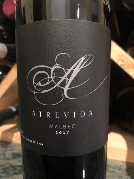 2017 Manos Negras Malbec Atrevida, Argentina, Mendoza, Valle de Uco ...
