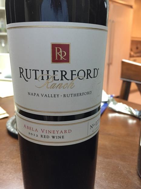 2012 Rutherford Ranch Red Wine Abela Vineyard, USA, California, Napa ...