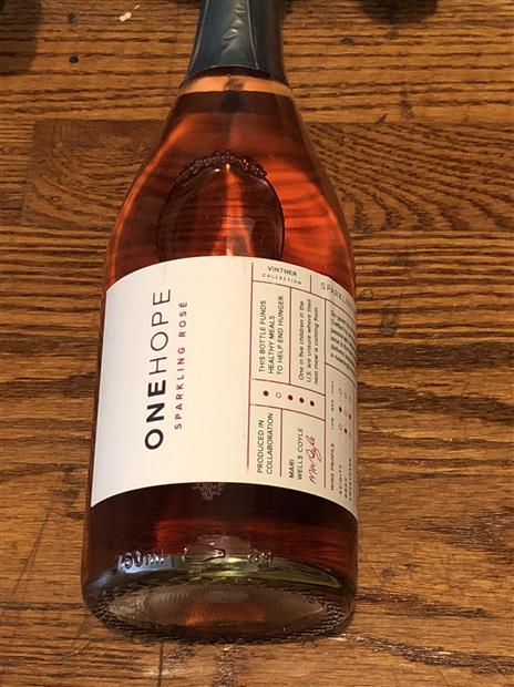 2021 One Hope Sparkling Rosé, USA, California - CellarTracker