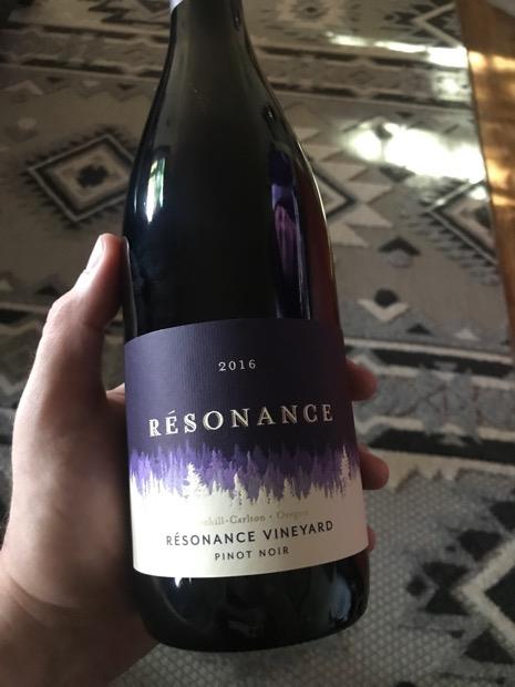 2016 Résonance Pinot Noir Resonance Vineyard, USA, Oregon, Willamette ...