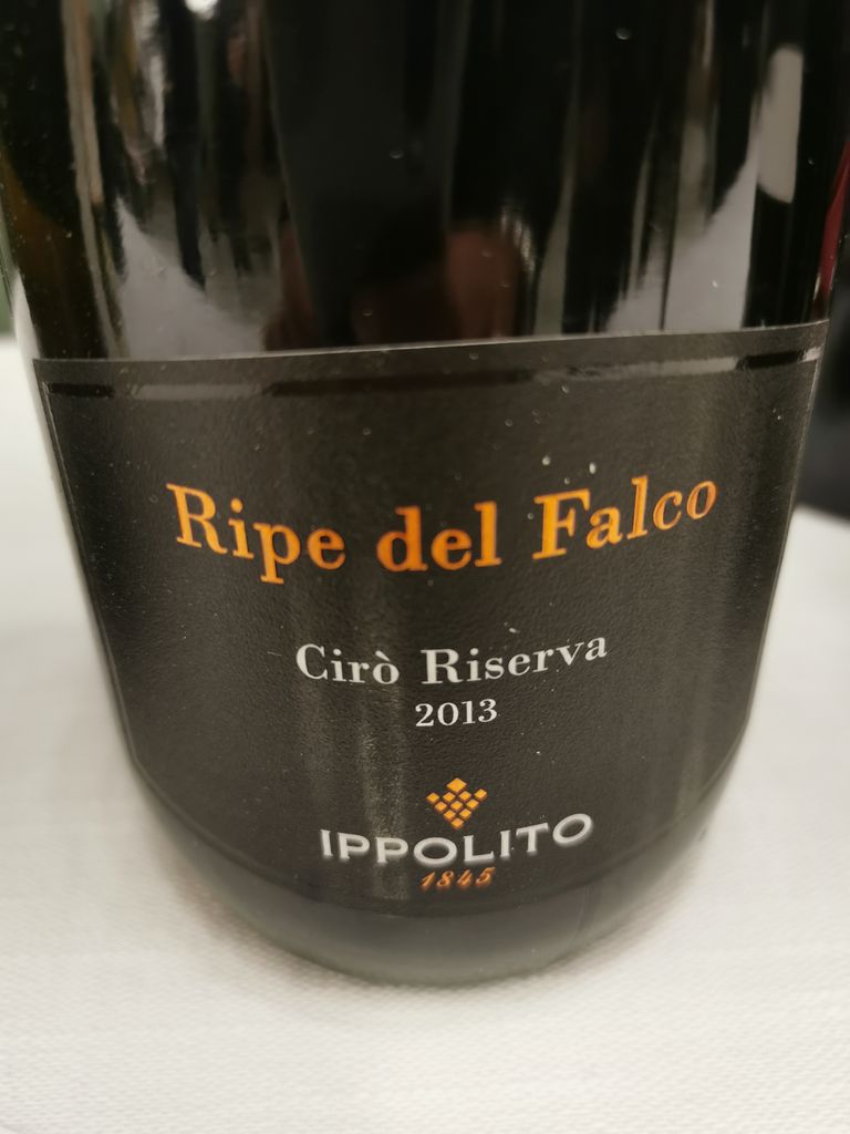 2013 Ippolito Cirò Classico Superiore Ripe del Falco Riserva, Italy ...