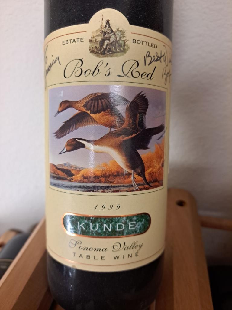 1997 Kunde Estate Bob's Red, USA, California, Sonoma County, Sonoma ...