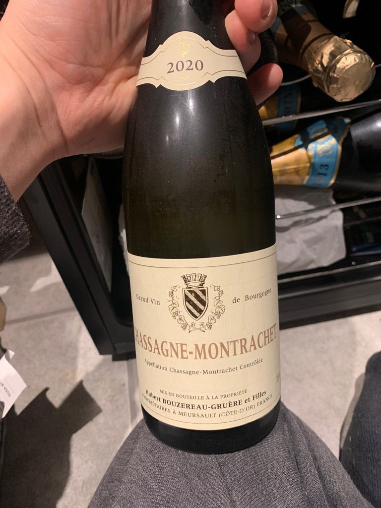 2020 Hubert Bouzereau-Gruère et Filles Chassagne-Montrachet, France ...