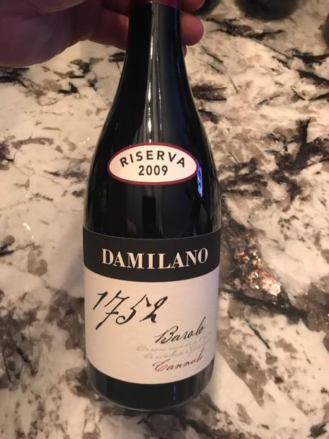 2009 Damilano Barolo Riserva 1752 Cannubi, Italy, Piedmont, Langhe ...
