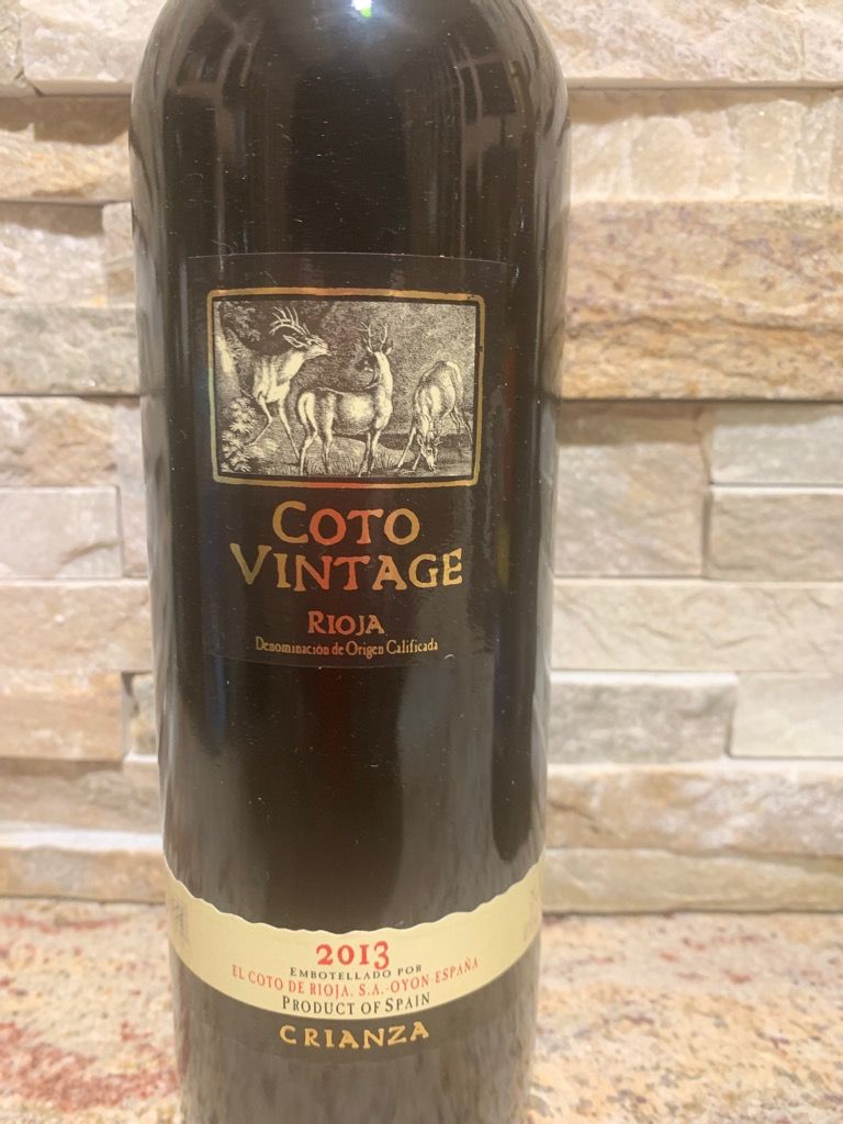 2013 Bodegas El Coto Rioja Coto Vintage, Spain, La Rioja, Rioja ...