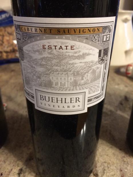 2017 Buehler Vineyards Cabernet Sauvignon, USA, California, Napa Valley ...