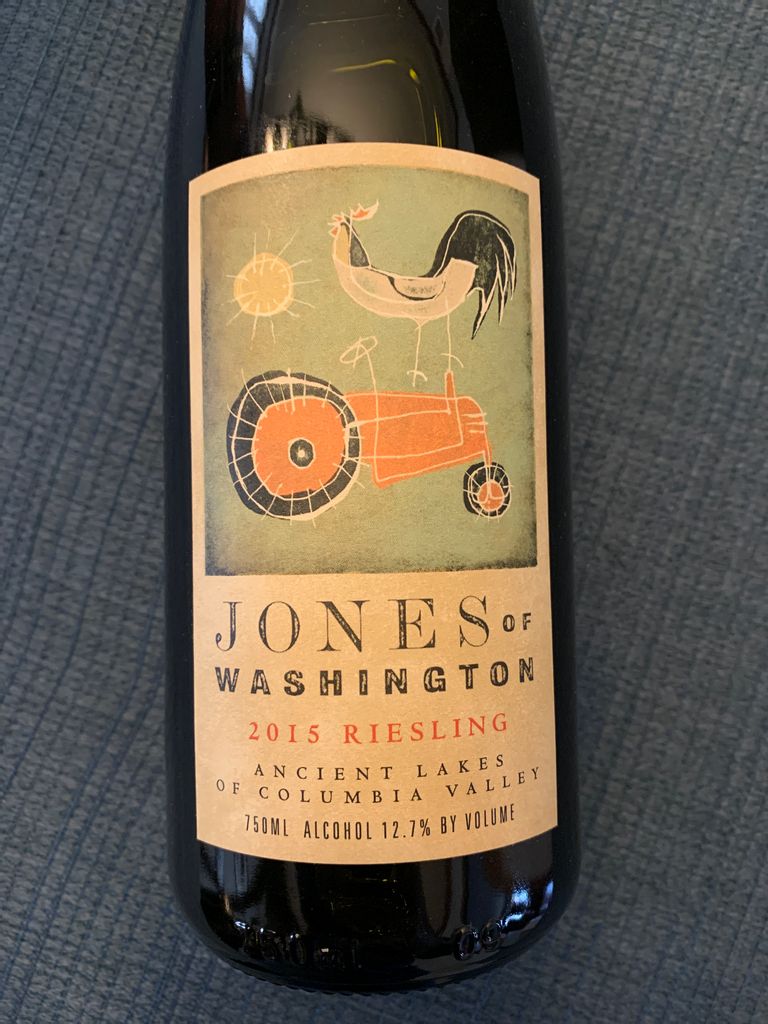 2019 Jones of Washington Riesling, USA, Washington, Columbia Valley ...