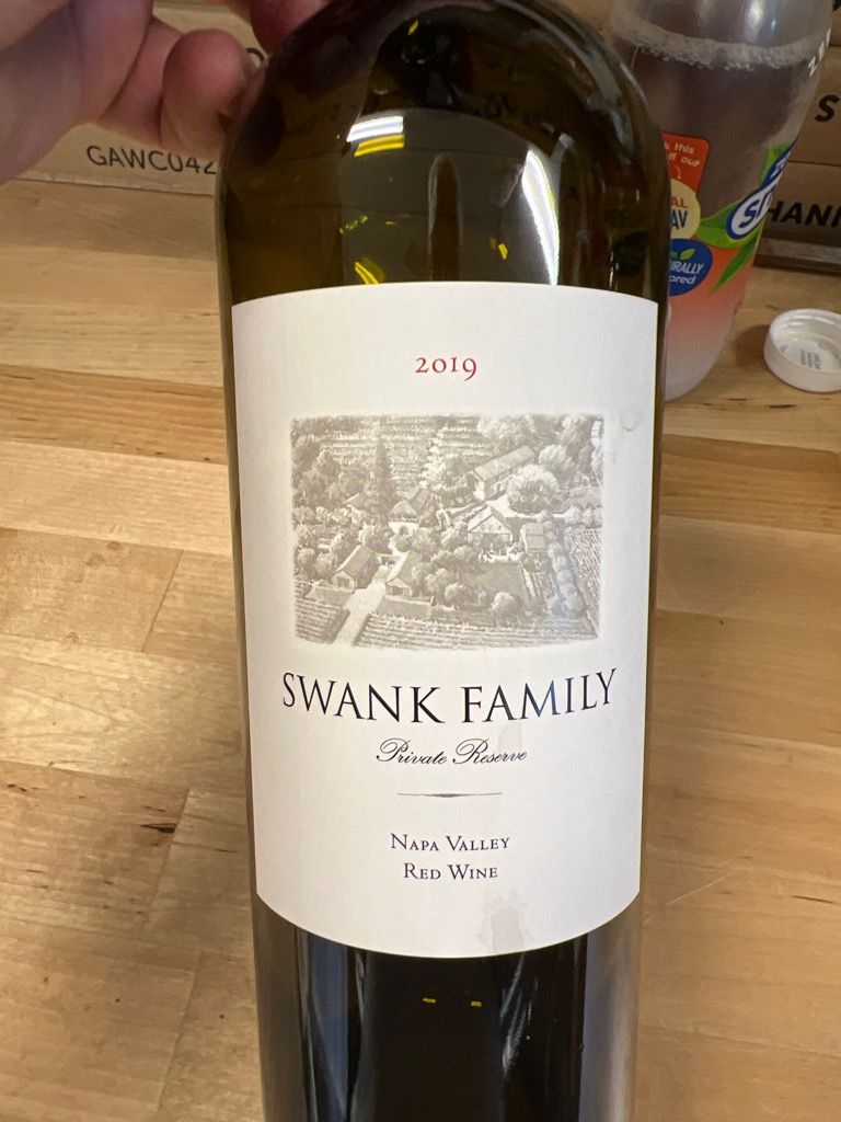 2020 The Napa Valley Reserve Cabernet Sauvignon Swank Family Private ...