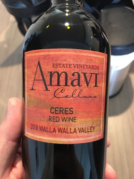 2018 Amavi Cellars Ceres, USA, Washington, Columbia Valley, Walla Walla ...