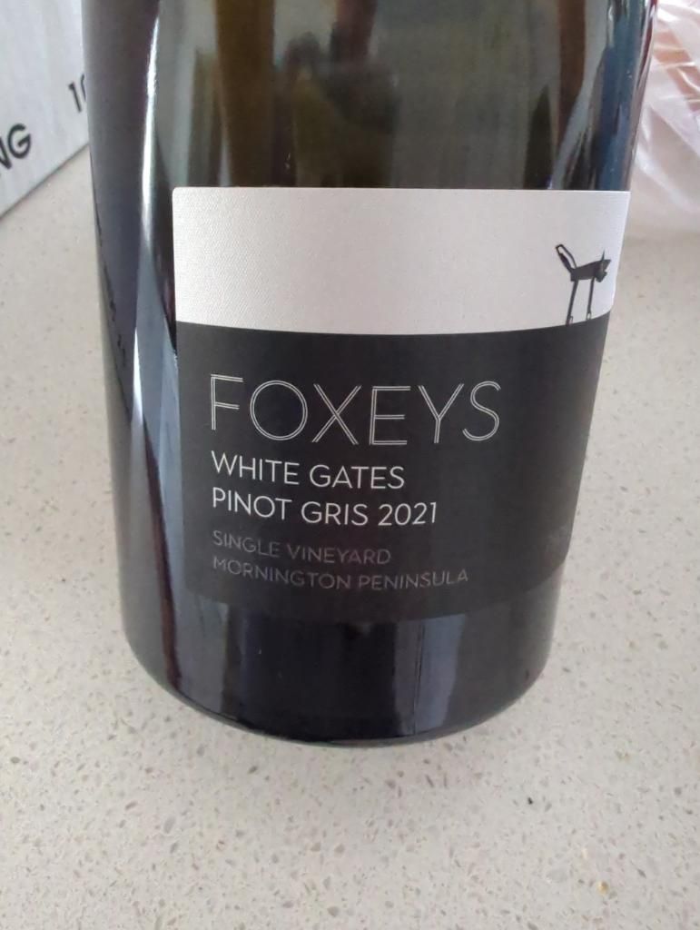 2023 Foxeys Hangout Pinot Gris White Gates Vineyard, Australia ...