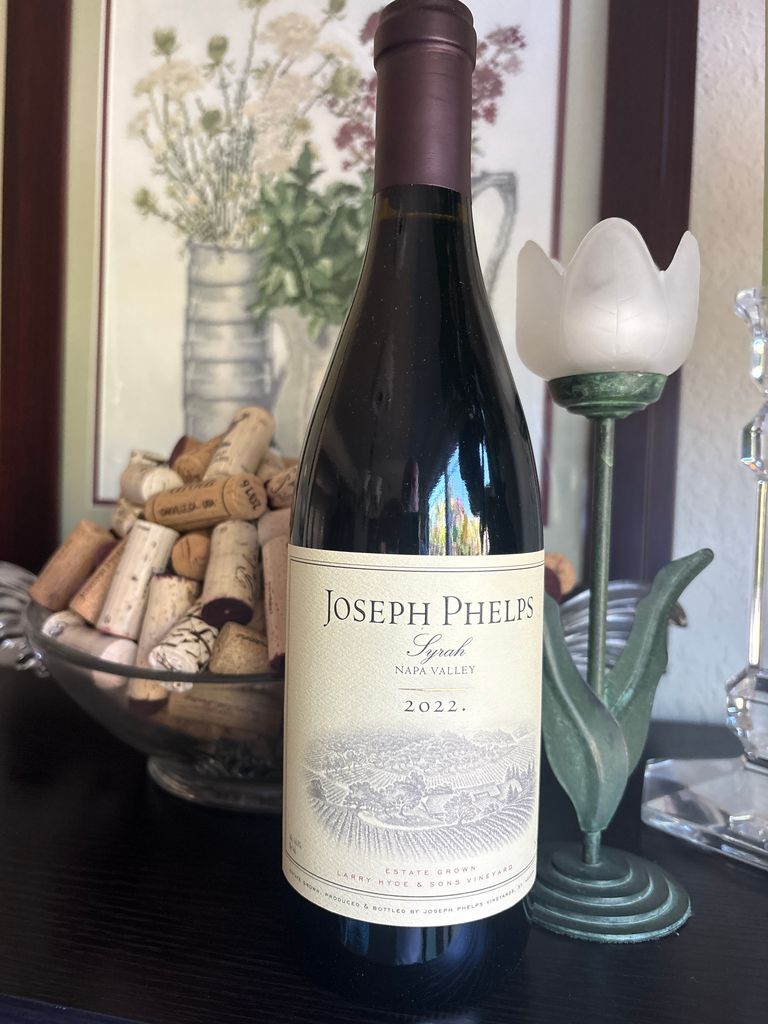 2022 Joseph Phelps Syrah Larry Hyde and Sons Vineyard, USA, California ...