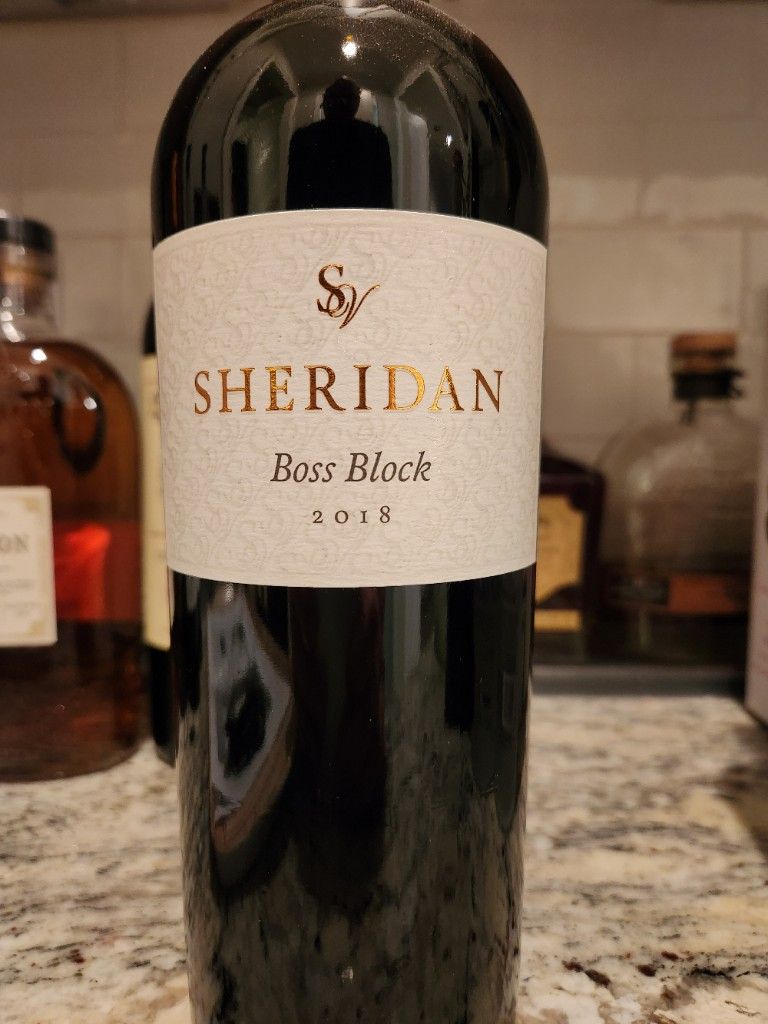 2019 Sheridan Vineyard Cabernet Franc Boss Block - CellarTracker