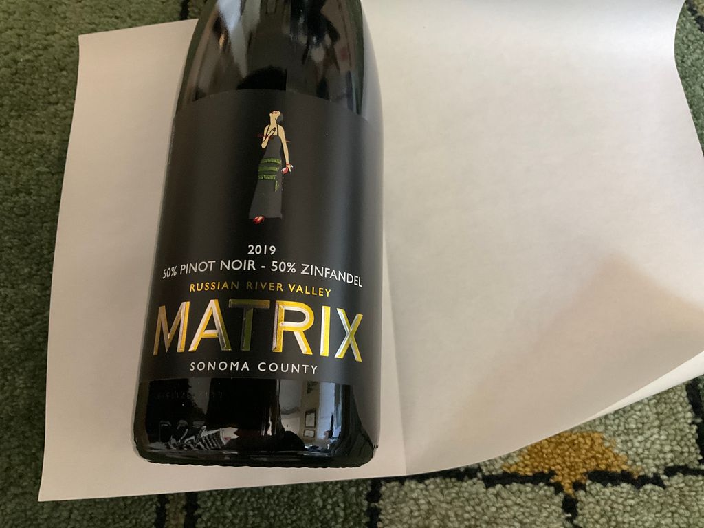 2019 Matrix 50% Pinot Noir - 50% Zinfandel, USA, California, Sonoma ...